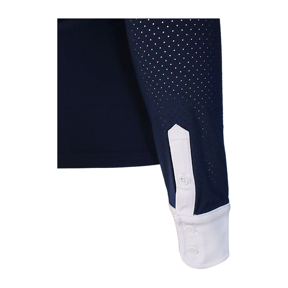 EA long sleeve perforated show shirt | Equestrian Affair